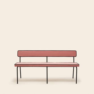Madura Banc Ysabeau Dalila p&ecirc;che ros&eacute; et noir - ROSE