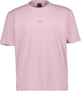 Boss Orange by Hugo Boss BOSS Orange Herren T-Shirt rosa Baumwolle