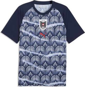 Puma Maillot d&eacute;chauffement Autriche Homme, Accessoires, Bleu, 3XL