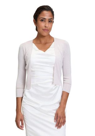 Vera Mont Strickjacke Damen ohne Verschluss (1-tlg) Glitzer