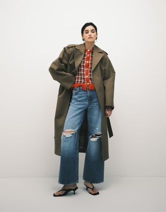 & Other Stories Trenchcoat in Beige mit Utility-G&uuml;rtel-Neutral