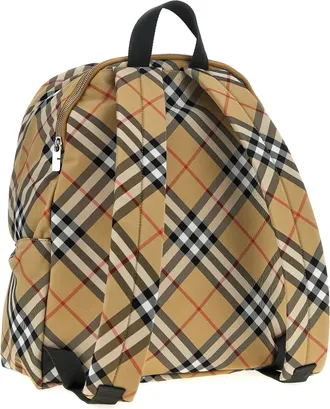 Burberry Mens Beige Polyester Backpack