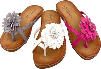 Linea Scarpa Modische und bequeme Damen Zehentrenner Sandale - Linea Scarpa Murano - Langlebig, robust und rutschhemmend: Gr&ouml;&szlig;e: 39 | Farbe: hot Pink