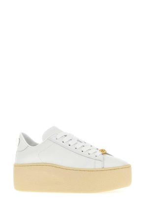 Valentino Garavani Leather Platform Sneaker - White