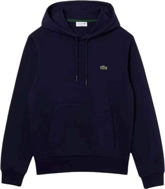 Lacoste Homme, Sweatshirts et sweats à capuche, Bleu, Taille: XS Fleece Sweat à capuche