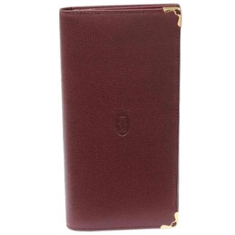Cartier Pre-owned Leder Portemonnaies - - Pre-owned - Damen - Rot - ONE SIZE