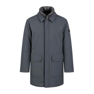 Peuterey Loch TJ GRS 01 Carcoat - Homme - Manteaux - Bleu - Taille: S