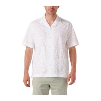 Selected Locker-leichtes Wei&szlig;es Besticktes Hemd - - Shirts - Herren - Wei&szlig; - XL
