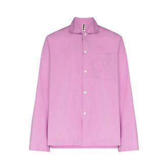 Tekla Femme, Blouses et Chemises, Violet, Taille: 40 FR Chemise Classique en Coton Violet