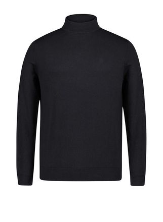 Bugatti Herren Pullover blau unifarben