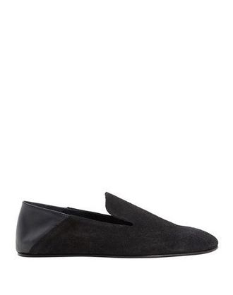 8 by YOOX SUEDE LEATHER FLAT SLIPPER