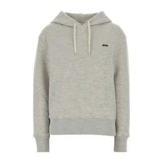 Autry Kapuzenpullover mit gesticktem Logo - - Sweatshirts & Hoodies - Damen - Grau - XS