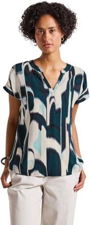 Street One 3411792 Chemisier à Motifs, Bleu Marine, 42 Femmes