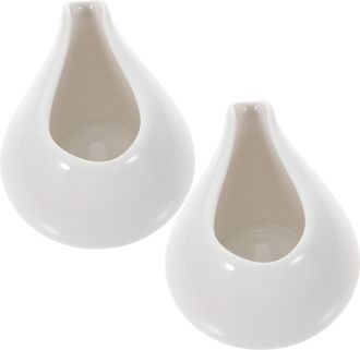 Angoily 2 St&uuml;ck Keramik Saucenschalen 150 ml Wei&szlig; ohne Griff Porzellan Dipschalen im Westlichen Stil f&uuml;r Sauce Dressing und Buffet