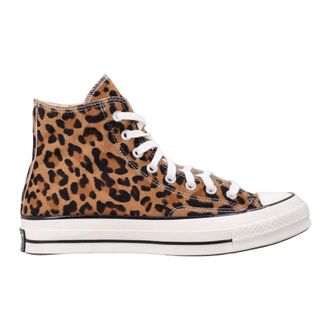 Converse Femme, Chaussures, Brun, Taille: 36 1/2 EU Chuck 70 Leopard Pony Hair