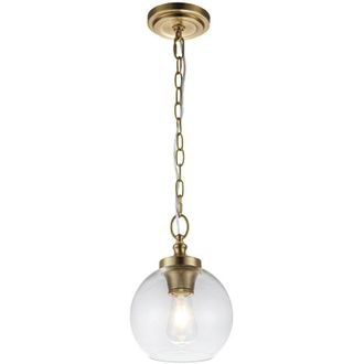 Feiss Elstead Feiss Tabby Dome Pendelleuchte Messing br&uuml;niert