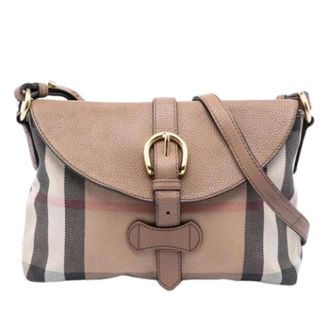 Burberry Pre-owned Sac bandouli&egrave;re en toile - Femme - Pre-owned - Brun - Taille: ONE Size
