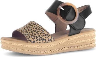 Gabor Keilabsatz-Sandalette - - Shoes - Damen - Schwarzk - 37 1/2 EU