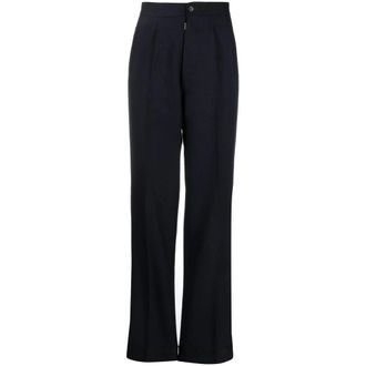 Maison Margiela Weite Hosen - - Trousers - Damen - Blau - 2XS