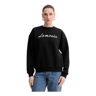 La Mania Damen, Sweatshirts & Hoodies, Schwarzk, XSGr&ouml;&szlig;e