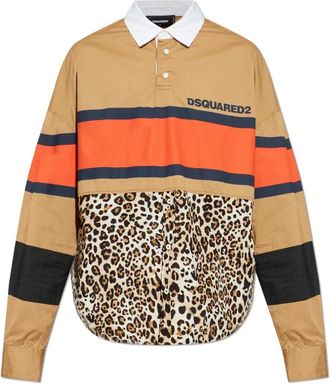 Dsquared2 Homme, Tops, Multicolore, Taille: M Polo en Tissu Mixte