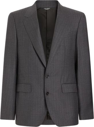 Dolce & Gabbana Sicilia Light Einreiher-Sakko - - Suits - Herren - Grau - XL