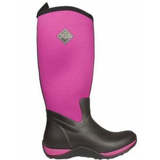 The Original Muck Boot Company Arctic Adventure, Damen Stiefel, schwarz - Black (Black/Maroon), 39/40 EU (6 UK)