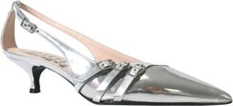 John Richmond Femme, Chaussures, Gris, Taille: 37 1/2 EU Low Slingback Pump