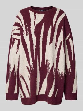 Karo Kauer Oversized Strickpullover mit Woll-Anteil