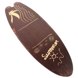 Lurrose Holz Surfbrett Schild als Wanddeko mit Vintage Look f&uuml;r Bar und Wohnung Sommerliche Dekoration f&uuml;r Meerliebhaber und Strandpartys