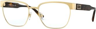 Versace Vintage Logo Brillengestelle - - Accessories - unisex - Gelb - 54 MM