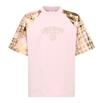 Carlo Colucci T-Shirt - - Tops - Herren - Rosa - S