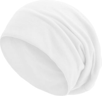 style3 Slouch Beanie aus atmungsaktivem, feinem und leichten Jersey Unisex M&uuml;tze Haube Bini Einheitsgr&ouml;&szlig;e