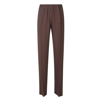 Forte_Forte Femme, Pantalons, Brun, Taille: 40 FR Envers Satin Matte Regular Pant