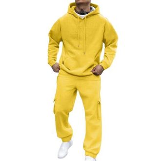Generic Survetement Homme,Jogging Ensemble Respirant et Confortable, Surv&ecirc;tement Homme, Sweat &agrave; Manches Longues et Sportswear pour Gym et Jogging &Eacute;l&eacute;gant Comb