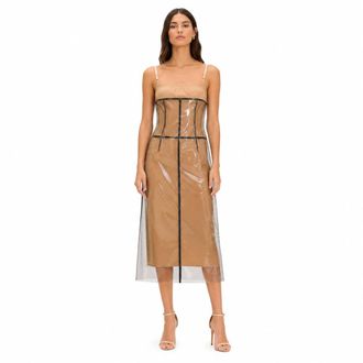 Dolce & Gabbana Femme, Robes, Beige, Taille: 32 FR Robe Double &Eacute;paisseur