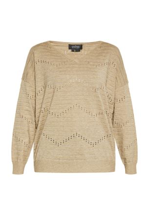 Usha Zur Seite fahren Damen steinbeige