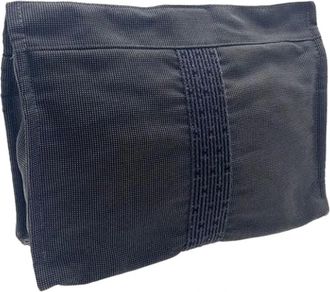 Herm&egrave;s Sac pochette Pre-owned - Femme - Pre-owned - Gris - Taille: ONE Size