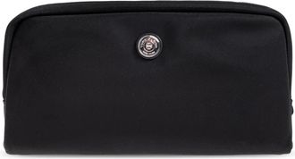 Tory Burch Femme, Sacs, Noir, Taille: ONE Size Cosmetic Bag with Logo