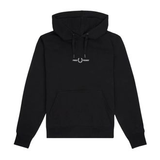 Fred Perry Homme, Sweatshirts et sweats à capuche, Noir, Taille: XL Sweat à capuche