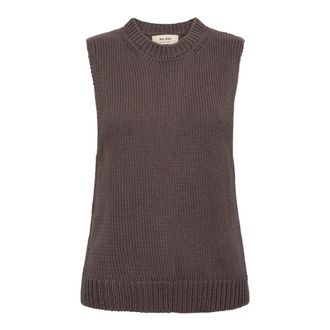 Mos Mosh MOS Mosh - Pull &agrave; col rond - Femme - Pulls - Brun - Taille: 42 FR