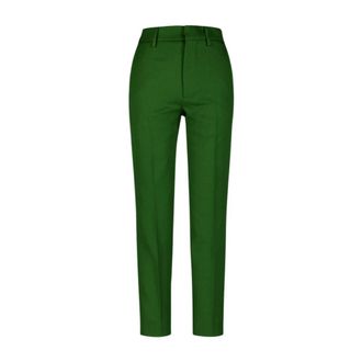 Ami Smaragdgr&uuml;ne ma&szlig;geschneiderte Hose - - Trousers - Damen - Gr&uuml;n - 2XS
