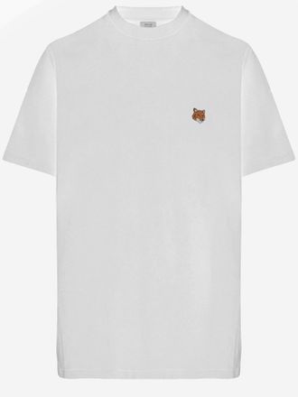 Maison Kitsun&eacute; Mens Cotton T-Shirt White Organic T-Shirts And Polos