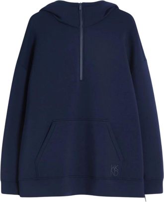 Max Mara Femme, Sweatshirts et sweats &agrave; capuche, Bleu, Taille: 44 FR Radura Sweat &agrave; capuche