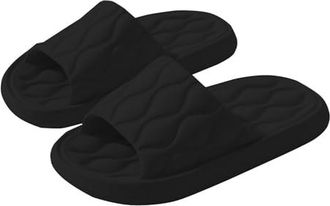 Generic Pantoufles de bain pour femme - Semelle &eacute;paisse - Paire de pantoufles dint&eacute;rieur pour la maison - Salle de bain - Fond souple EVA - Pour hommes et fem