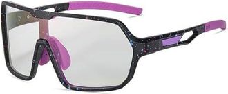 Generic Lunettes De Soleil De Sport Dext&eacute;rieur &Agrave; Monture Large For Hommes Et Femmes(Purple)