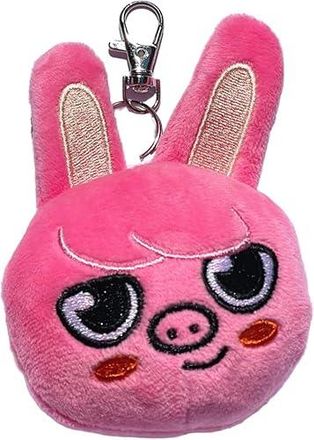 Generic Sk-zoo Porte-cl&eacute;s en peluche 7 x 9 cm, s&eacute;rie petits animaux, pendentif porte-cl&eacute;s, G, 1