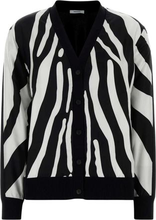 Ferragamo Femme, Pulls, Multicolore, Taille: 38 FR Viscose Cardigan