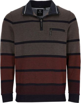 Hajo Sweatshirt Troyersweatshirt in Zweiton allover - stay fresh-Qualität