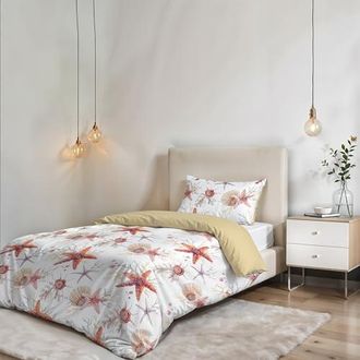 Italian Bed Linen Fantasy Bettbezug, Starfish, Einzelne